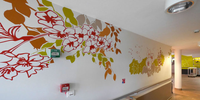 EHPAD Emile GERARD - Agence Treize | Graphisme d'espace, design mural ...
